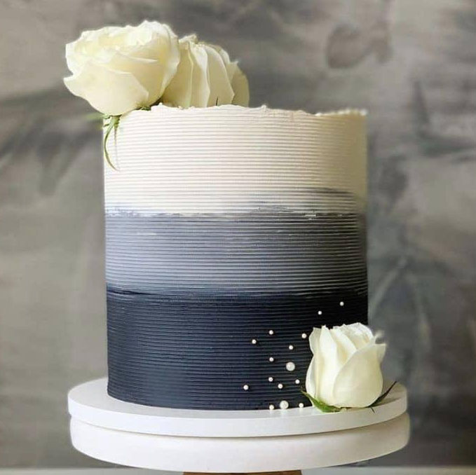 کیک مردانه رز سفید